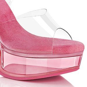 Shoes | Platform Clear High Heel Shoes | Poshmark